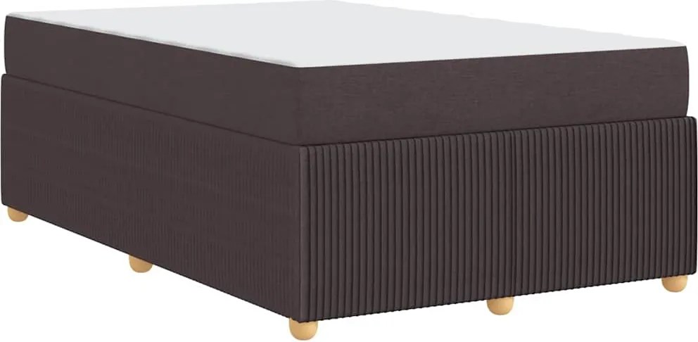 Rám postele Tmavě hnědá 120 x 200 cm textil 3398382