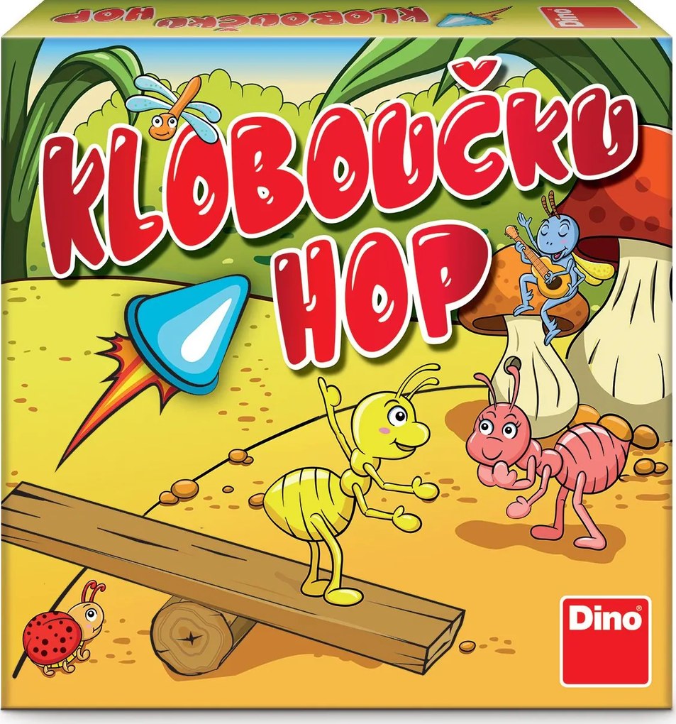 Společenská hra dino kloboučku hop