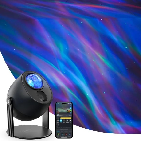 Govee - LED RGBW Galaxy Light Projector Pro Wi-Fi Matter