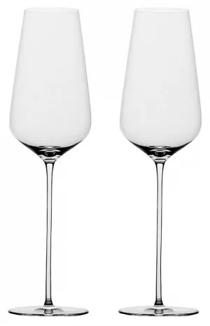 Lunasol - Sklenice na šampaňské 300 ml sada 2 ks - FLOW Glas Platinum Line (321703)