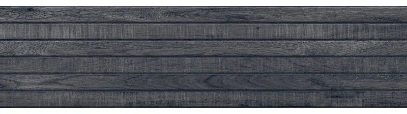 Mexen Western Wood Nero glazovaný rekt. G1, dlaždice imitace dřeva podlahová-stěnová 120 x 30 cm, mat - TL702-120-030-58