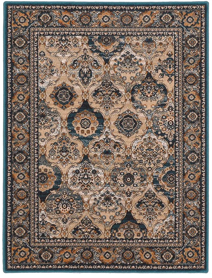 BRINTONS AGNELLA Kusový koberec ISFAHAN FORENZA emerald ROZMĚR: 200x300 cm