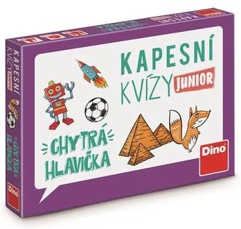 Dino Kapesní kvízy JUNIOR Chytrá hlavička