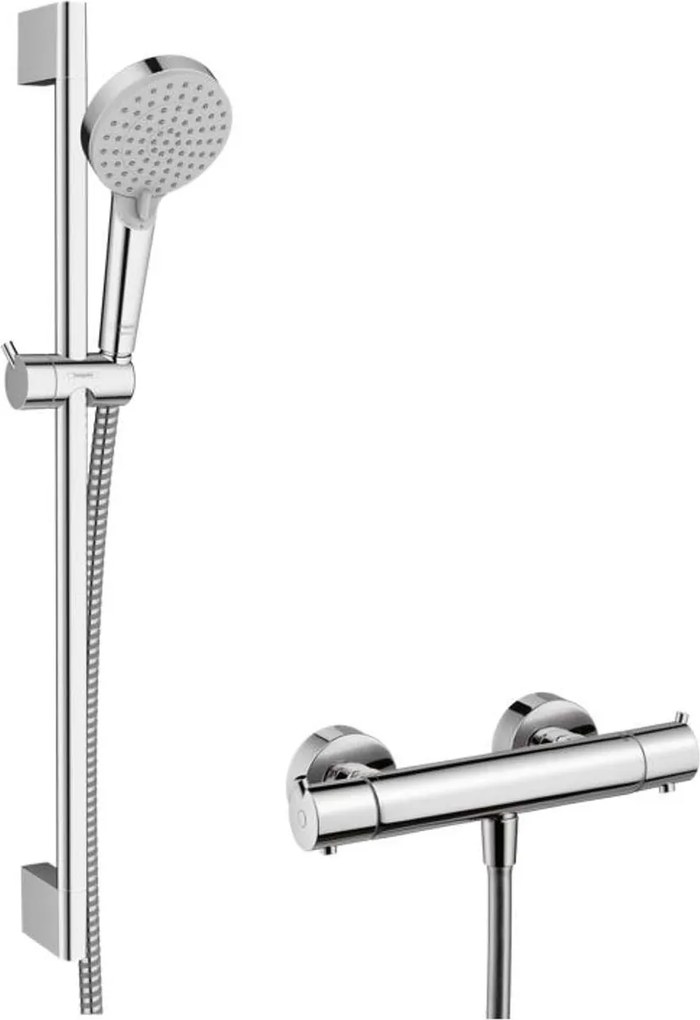 Hansgrohe - Sprchový set s termostatem, 2 proudy, EcoSmart, chrom 26960000ROZ1