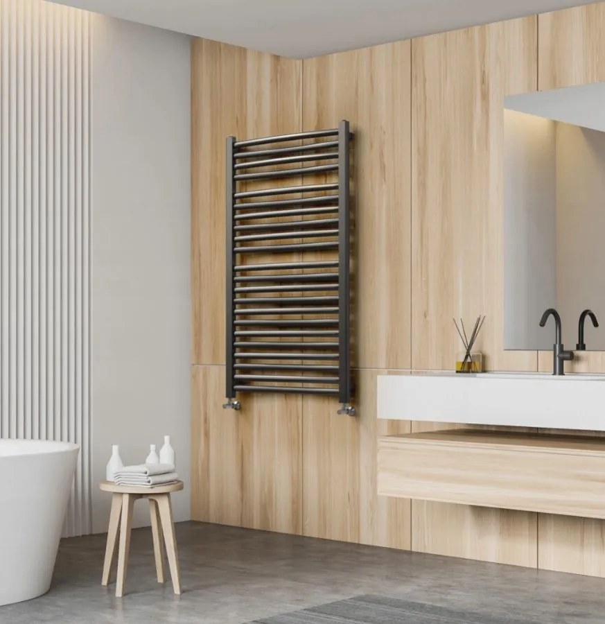 Regnis 3D Slza, Topné těleso 540x675mm, 389W, černá matná, L3D70/50/BLACK