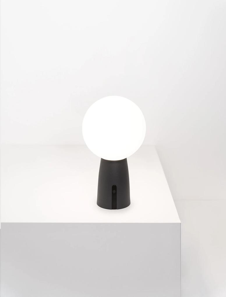 Bezdrátová lampa Olimpia 26 cm tmavě šedá