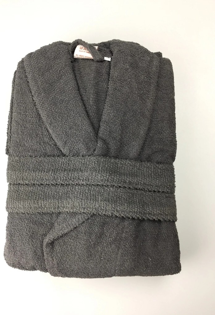 Froté unisex župan tmavě šedý TiaHome - L