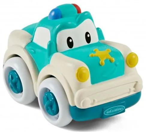 Infantino Autíčko Soft Wheels Hasičský náklaďák
