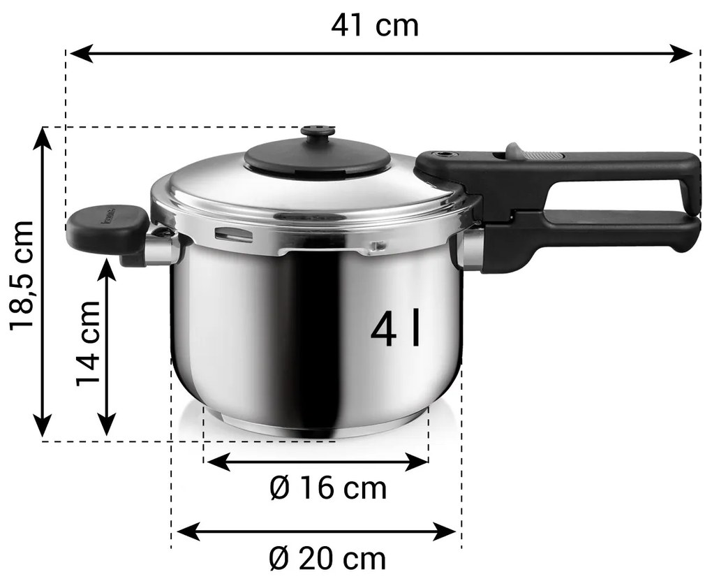 TESCOMA Tlakový hrnec GrandCHEF 4,0 l