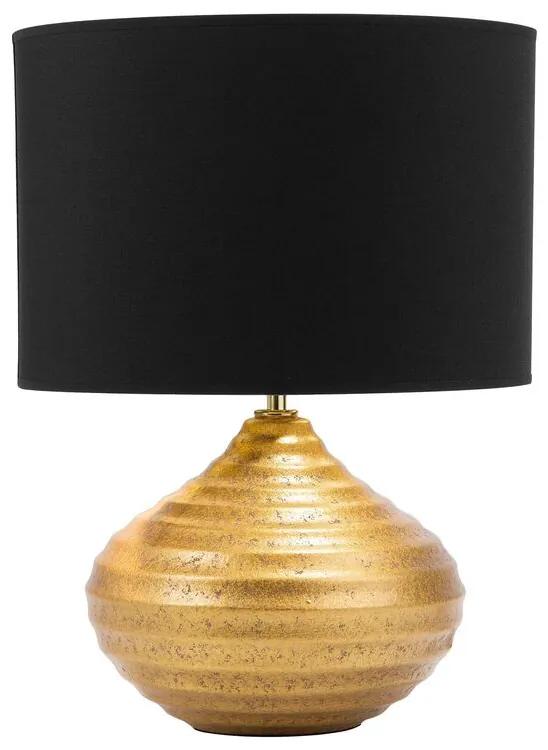 Zlatá stolní lampa KUBAN Beliani
