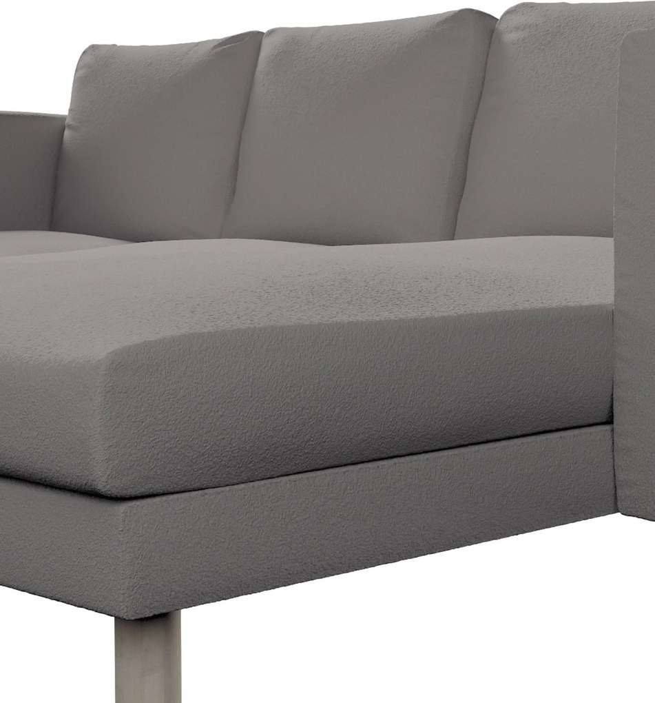 Potah na pohovku IKEA Norsborg 3-místná se šezlongem barva béžová látka pletený vzor