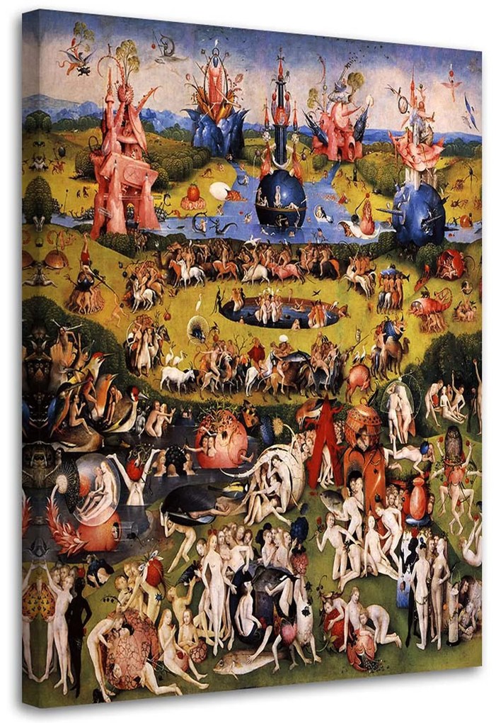 Gario Obraz na plátně Rajská zahrada - Hieronymus Bosch, reprodukce Rozměry: 40 x 60 cm