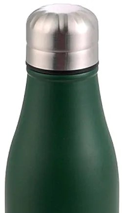 Nerezová láhev na pití Bergner 500 ml / zelená