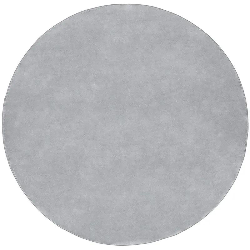 Koberce Breno Kusový koberec SKY kruh 5400 Silver, Stříbrná, 120 x 120 cm