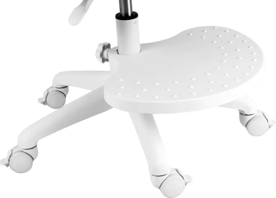 Dětská otočná židle Neoseat JUNI 023 — látka, pratelný potah, modrá