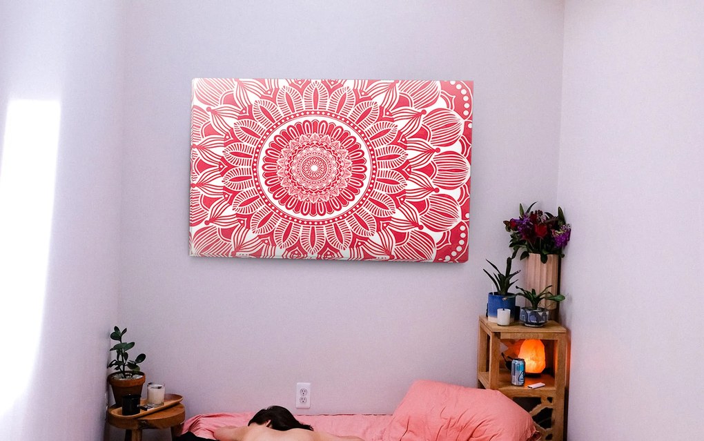 Obraz mandala lásky Velikost (šířka x výška): 60x40 cm