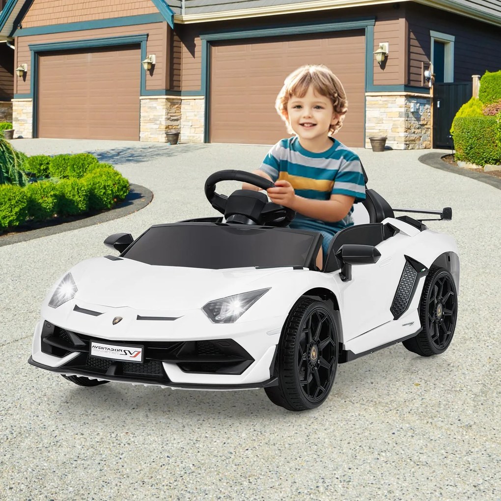 Costway Elektrické auto Lamborghini pro dětské vozidlo s dálkovým