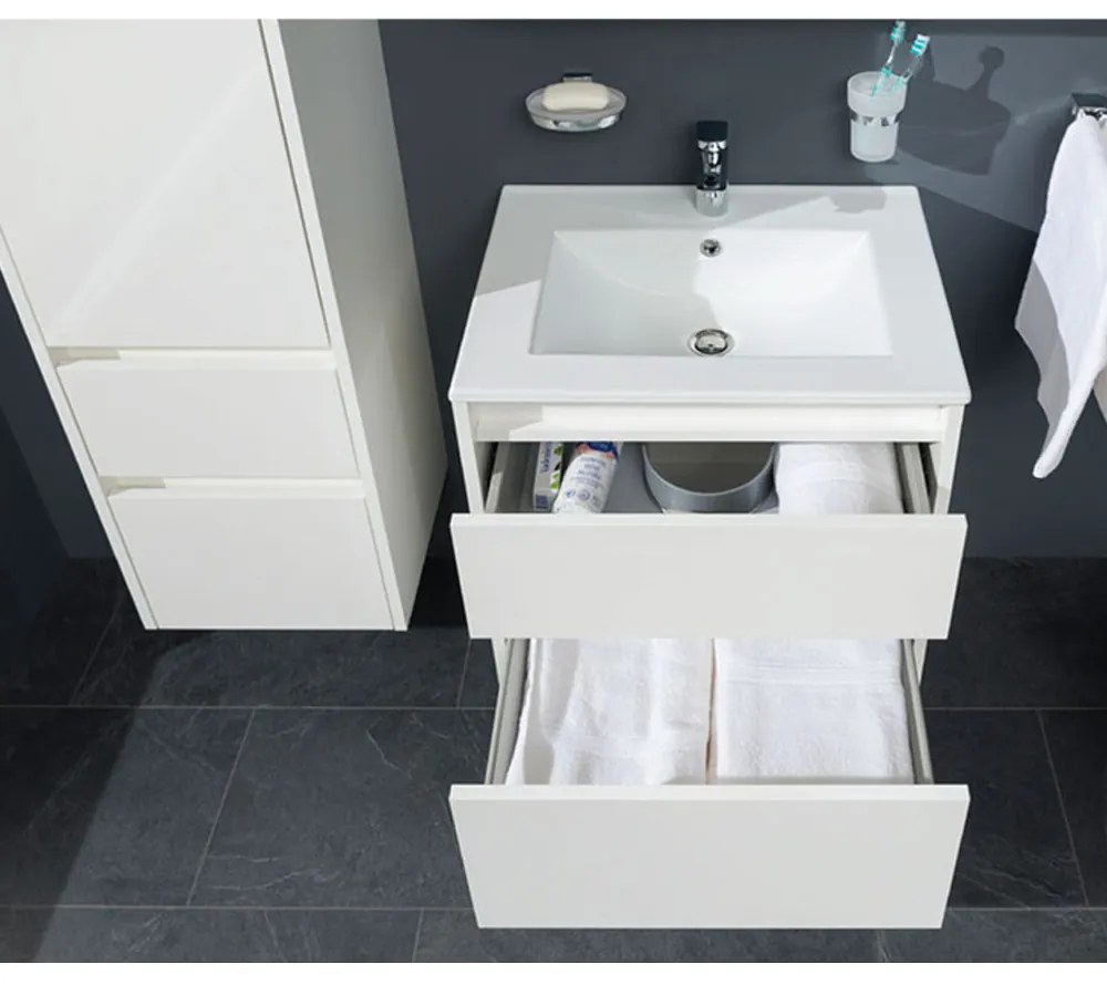 Mereo Opto koupelnová skříňka 61 cm černá CN940S