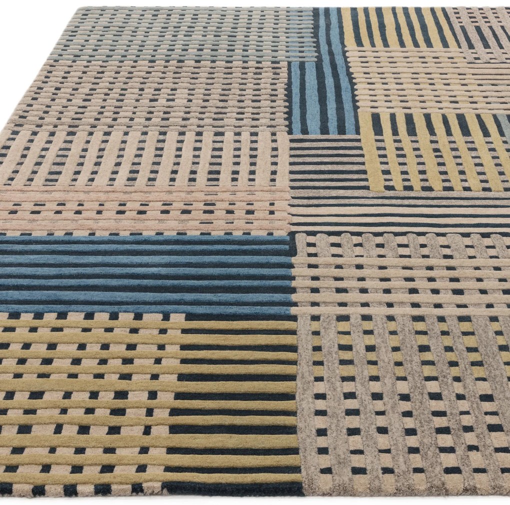 Tribeca Design Kusový koberec Kampa Blue Multi Rozměry: 160x230 cm