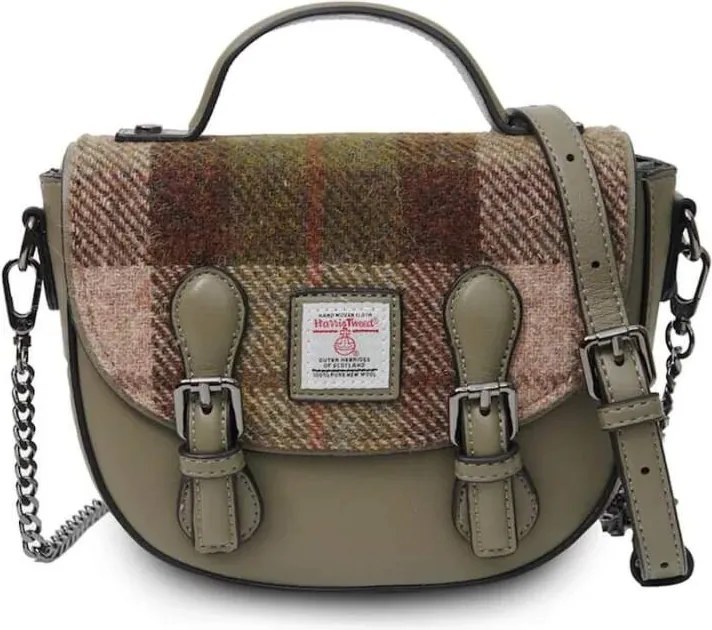 Kabelka The Medium Cobble Satchel Chestnut Tartan - Islander
