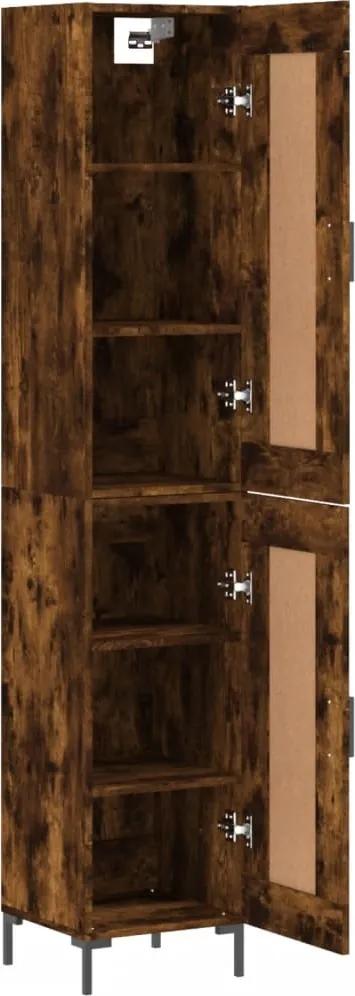 vidaXL Skříň highboard 34,5 x 34 x 180 cm kompozitní dřevo [3200454] Barva: Betonová šedá