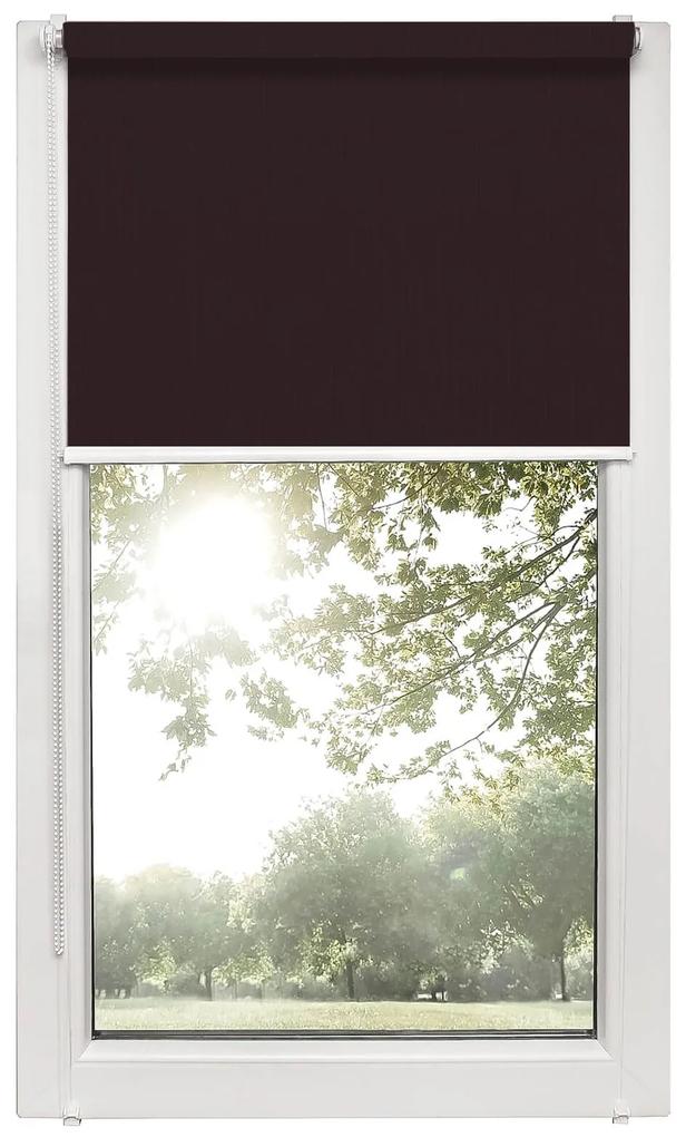 Roleta na okno - Polyester 108 Barva ovládání: Hnědá, šířka: 100, výška: 215