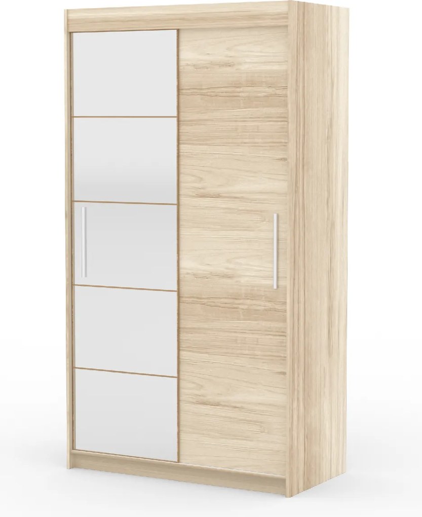 ADRK Furniture Posuvná skříň se zrcadlem ESTI 120 SW-ESI-120-S