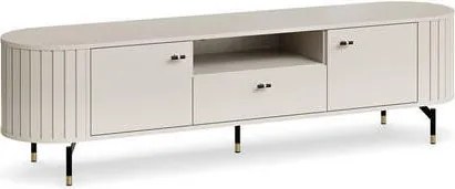 XXXLutz KOMODA POD TELEVIZI, černá, barvy zlata, kašmírová, 180,1/49/40 cm Milino - Online Only obývací stěny - 002238000705