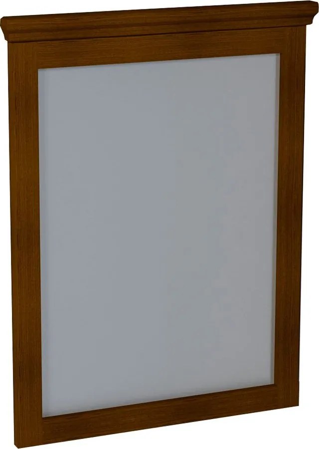 SAPHO CROSS CROSS zrcadlo v dřevěném rámu 600x800mm, mahagon CR011