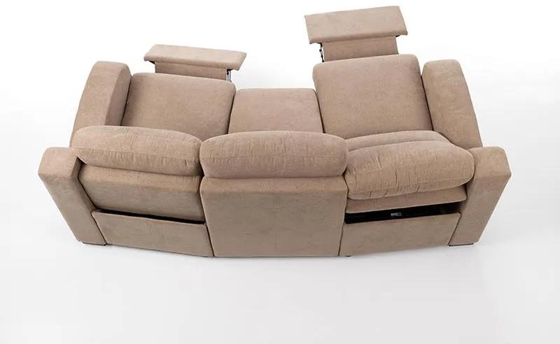 Pregio Italia sofa&relax Luxusní pohovky RESORT Provedení: 2 místná, Vzorník látek: tekno fibra 08 mud