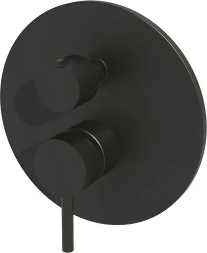 Paffoni Light sprchová baterie s přepínačem černý mat LIG018NO