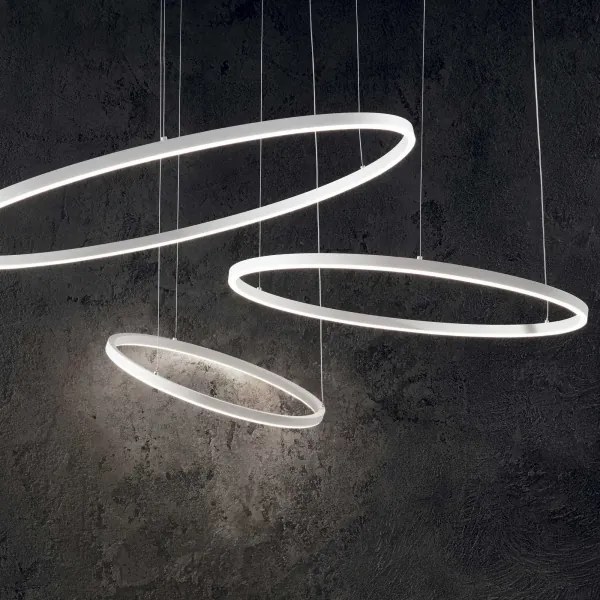 Ideal Lux - LED Lustr na lanku ORACLE LED/55W/230V 3000K pr. 90 cm bílá
