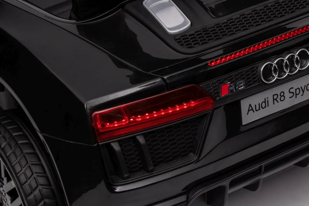Ramiz Elektrické autíčko Audi R8 Policie na baterie + dálkové ovládání + EVA + pomalý start + MP3 LED