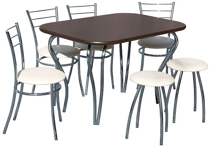 Jídelní stůl OLIVIA (bez židlí) Metpol 100/74/60 Barva: cerna