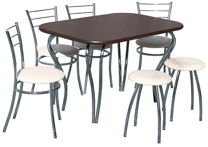 Jídelní stůl OLIVIA (bez židlí) Metpol 100/74/60 Barva: satyna
