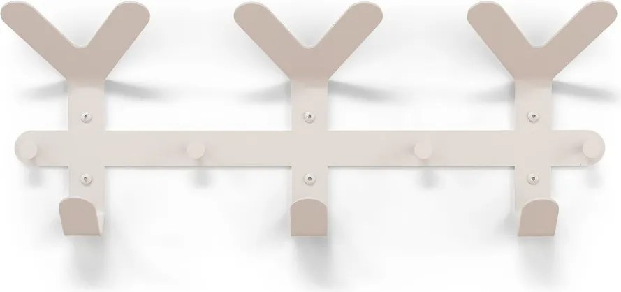 Taupe ocelový nástěnný věšák 66 cm Frondo – Spinder Design