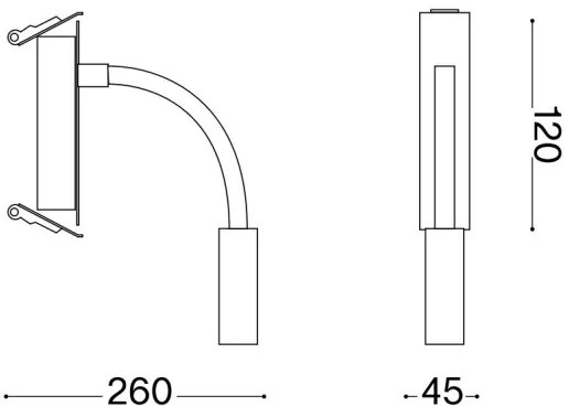 Ideal Lux - LED Flexibilní lampička IO LED/3W/230V CRI 90 bílá