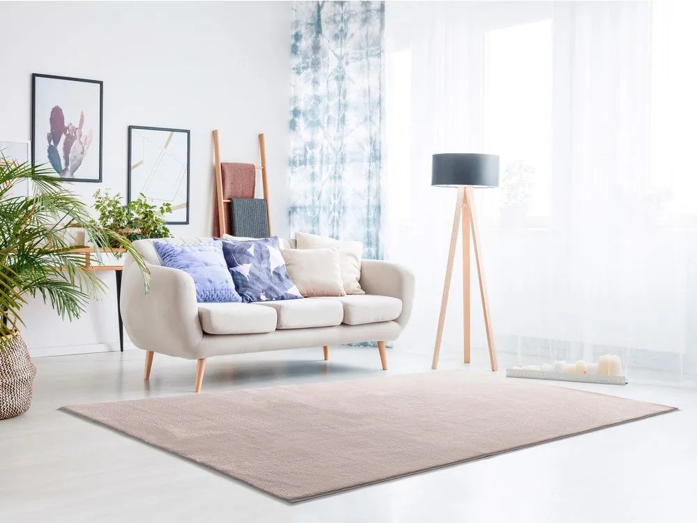 Béžový pratelný koberec 200x290 cm Loft Liso Makeup – Universal