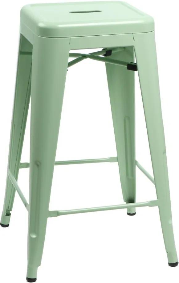 Barová stolička Paris 66 cm zelená