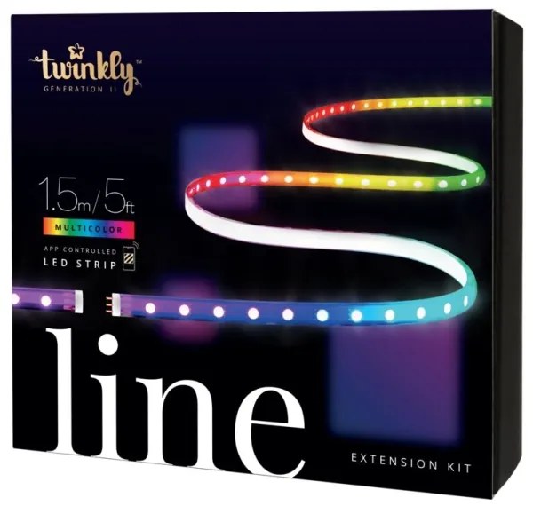 Twinkly TWL100ADP-W - LED RGB Prodlužovací pásek LINE 100xLED 1,5 m Wi-Fi
