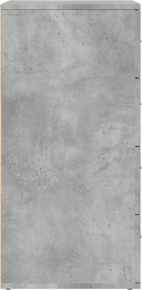 Příborníky 2 ks betonově šedé 60 x 39 x 80 cm kompozitní dřevo 3276626