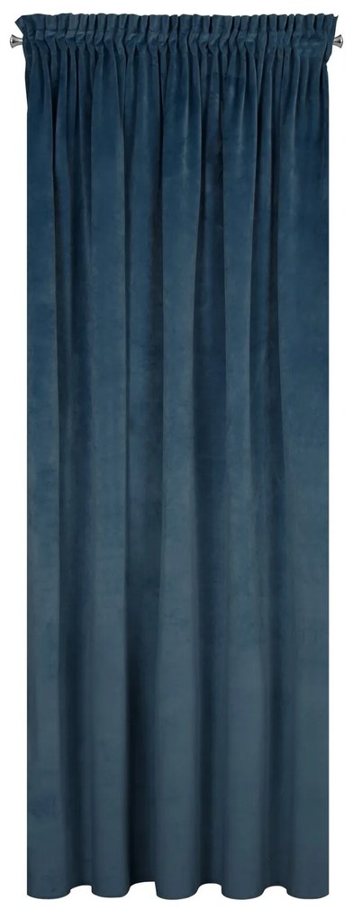 ZATEMŇOVACÍ ZÁVĚS NA PÁSCE RIA 140X270 CM TMAVĚMODRÁ
