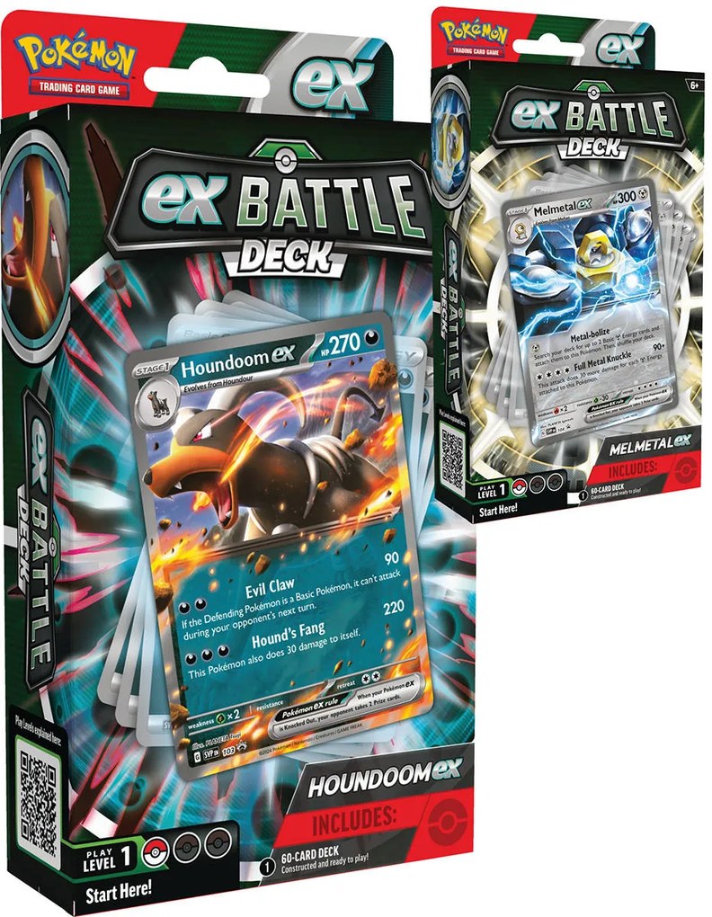 _Ostatní 1_ Hra Pokémon TCG: Houndoom / Melmetal ex Battle Deck 60 karet s doplňky 2 druhy pci85591