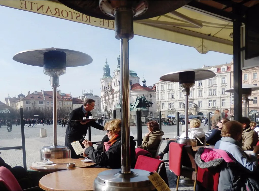 Zahradní plynové topidlo ETNA - bílá