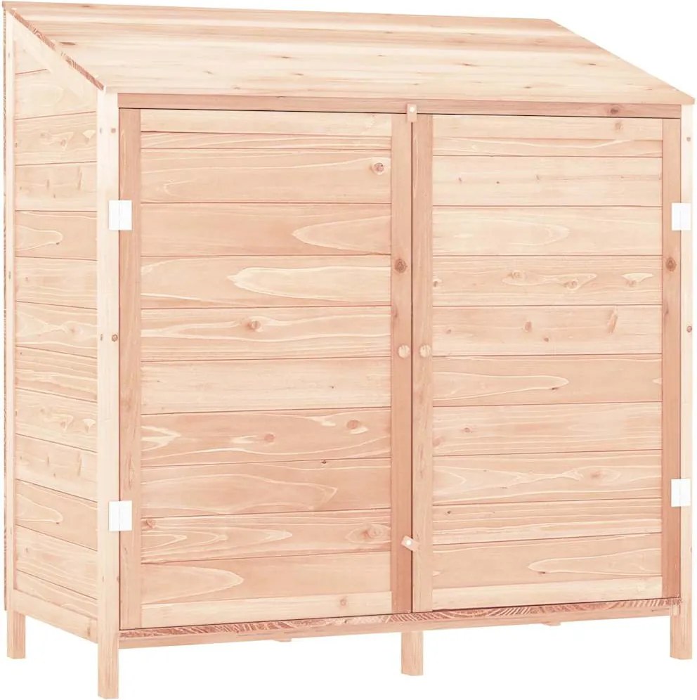 Zahradní kůlna 102 x 52 x 112 cm masivní jedlové dřevo 152182