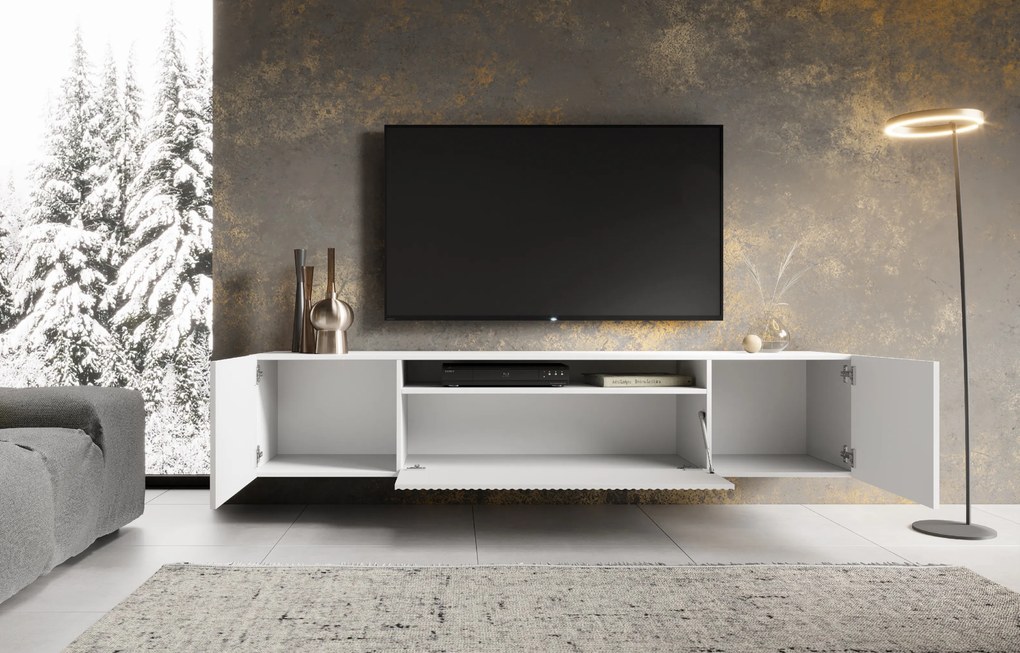 ADRK Furniture RTV skříňka NOEMI Závěsná RTV-NOE-W
