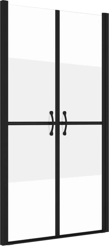 vidaXL Sprchové dveře polomatné ESG 101 x 190 cm [150837] Barva: Stříbrná