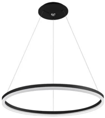 Závěsné LED svítidlo Palnas Dona Barva: Černá, Ø - Průměr: 60 cm, Varianta svítidla:: 3000k Dali