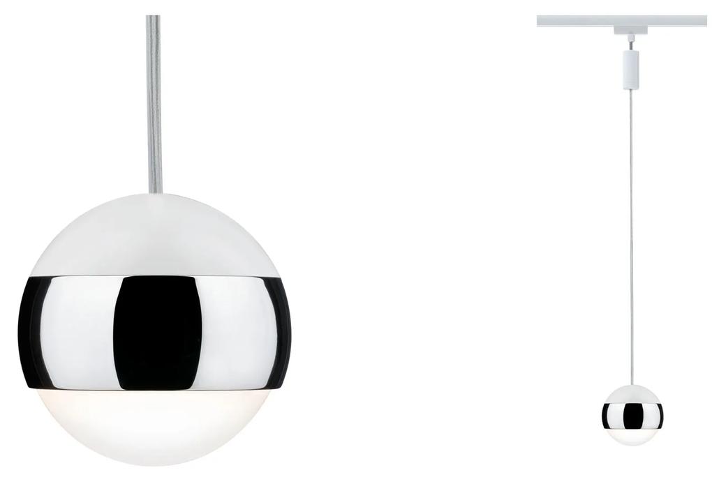Paulmann 95458 Pendulum Capsule II, závěs pro systém Urail, 6W LED 2700K stmívatelné, bílá, prům.8,7cm