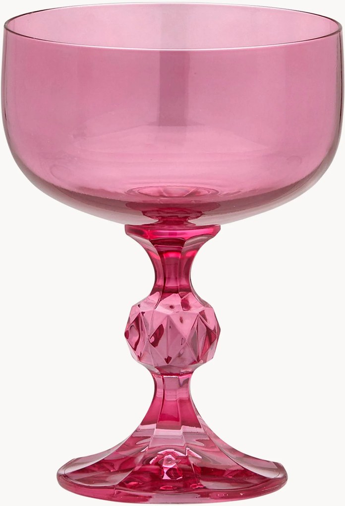 Sada křišťálových sklenic na víno Rose, 2 díly